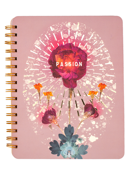 Cosmo Lace Spiral Notebook – PAPAYA