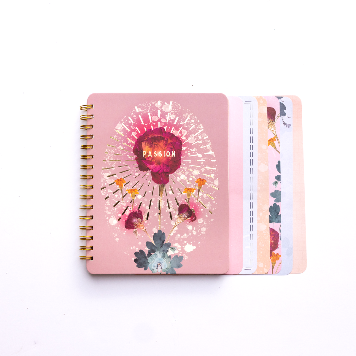Cosmo Lace Spiral Notebook – PAPAYA
